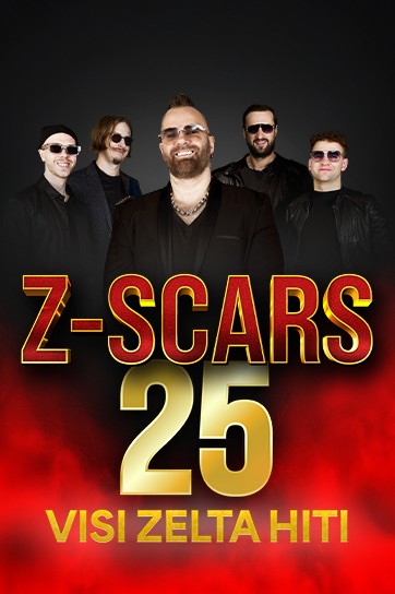 Z-Scars 25 gadu jubilejas koncerts - biļetes Biļešu Paradīzē